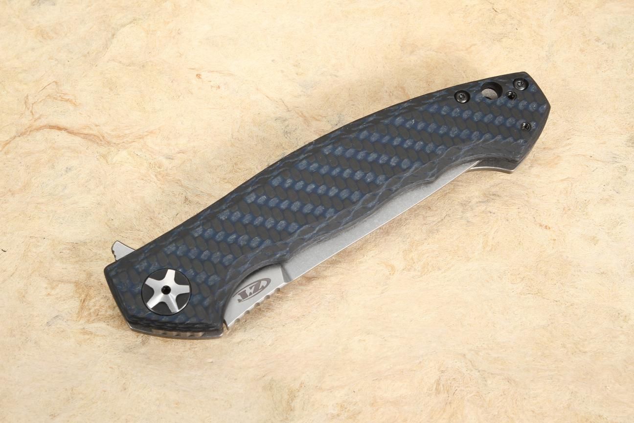 Zero Tolerance 0452BLUCF Carbon, Sinkevich Design - Free Shipping