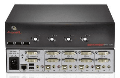 4SVDVI30BND1-001 - Avocent SwitchView 4-Port Dual-head, Dual-link DVI ...