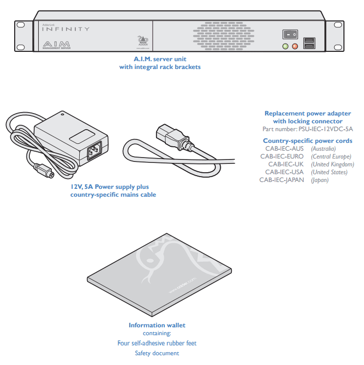 AIM-24-US - ADDERLink INFINITY Manager Device - Includes 24-Channels