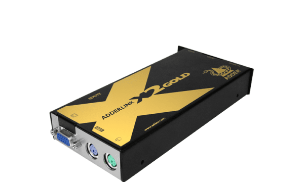 X2-DA-GOLD/P-US - Adder Cat 6 KVM Extender (Dual Access) w/ Audio and RS232