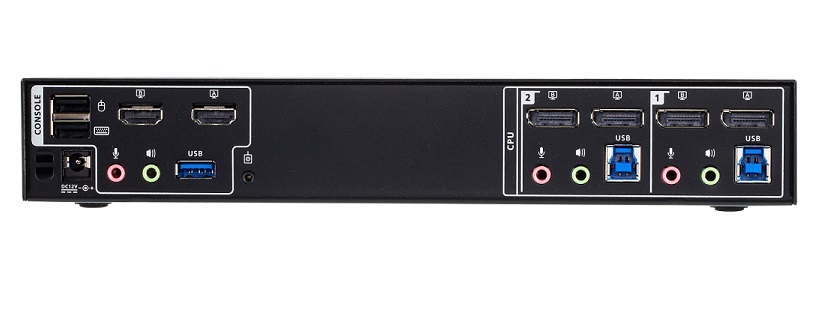 CM1942 - 2-Port 4K DisplayPort Dual-Display Boundless KVM Switch