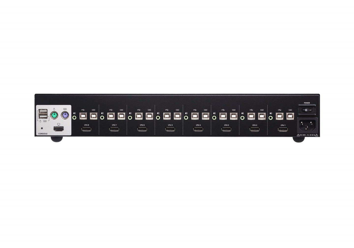 CS1188DP - 8-Port 4K DisplayPort Secure KVM Switch (PSS PP v3.0 Compliant)