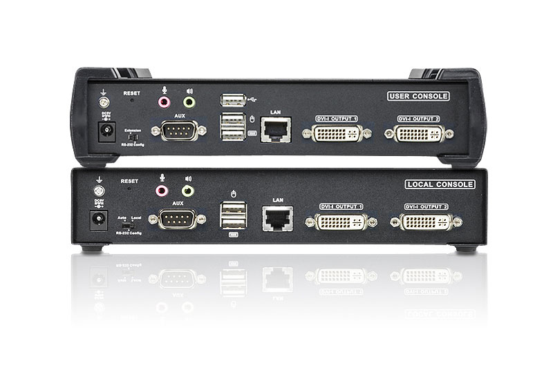Aten KE6940A Dual-Monitor DVI KVM Over IP Extender Kit