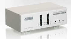 VS0202 - Aten 2 Port Video Matrix Switch, 2 Inputs, 2 Outputs