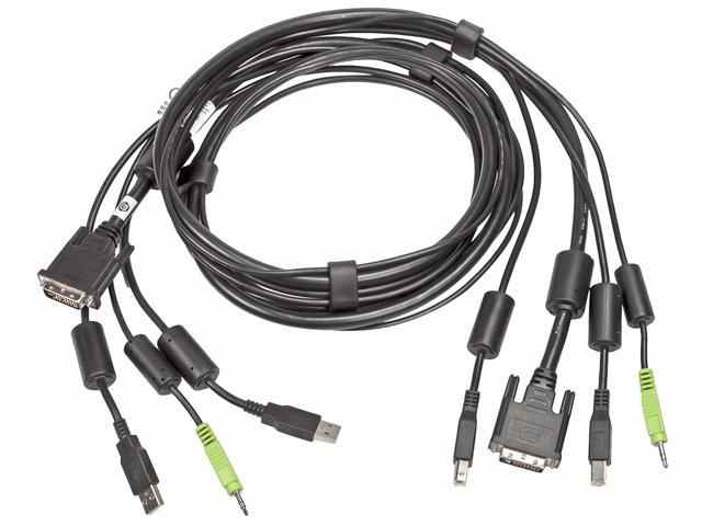 CBL0096 - Cybex USB DVI-I KVM Cable with Audio & CAC - 6ft