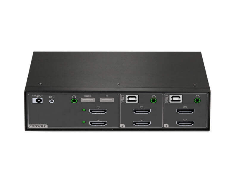 SC920H-001 - 2-port Secure EAL4+ KVM, Dual-Monitor HDMI 1.4, Audio
