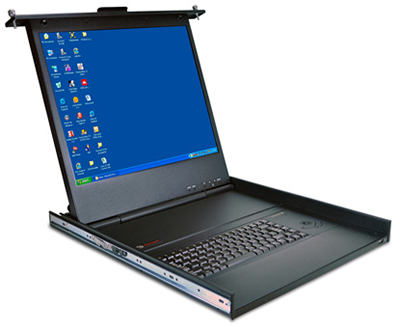 ECS19UWRUSB-001 - Avocent 1U 19Inch Rackmount LCD Console