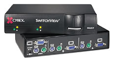 12025 - Avocent SwitchView 2-Port KVM Switch w/Cables