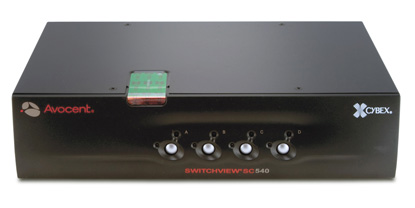 Avocent Dual Monitor SwitchView SC 1x4 Secure KVM Switch