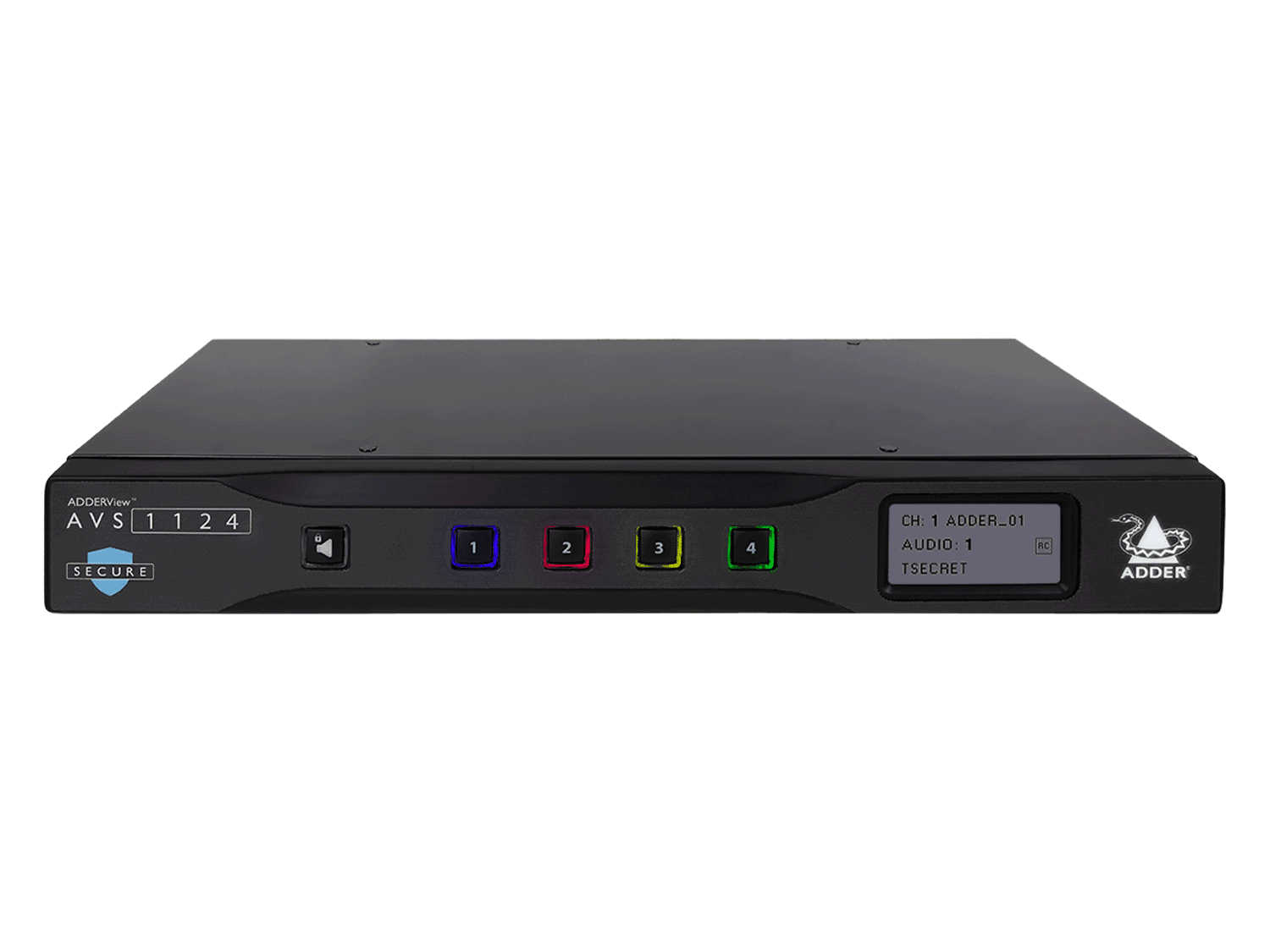 AVS-1124 - ADDERView Secure 4-port multi-viewer switch