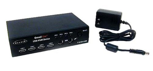 F1D104 - Belkin 4-Port OmniView SE KVM Switch