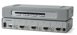 F1DN104U - Belkin OmniView Secure 4-Port VGA KVM Switch