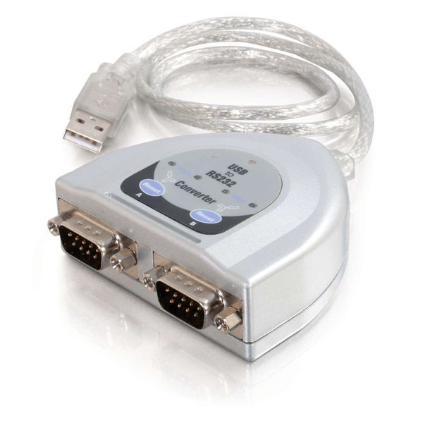 26478 - USB to 2-Port DB9 Serial RS232 Adapter