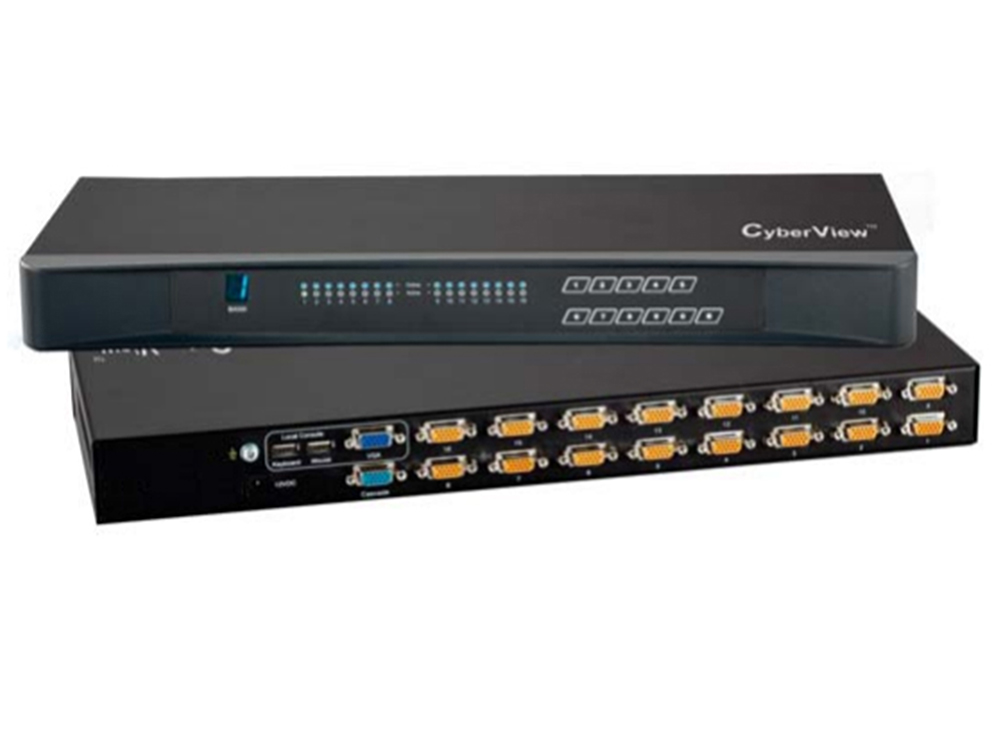 CV-S1601 - Cyberview 16-port USB & SUN KVM Switch