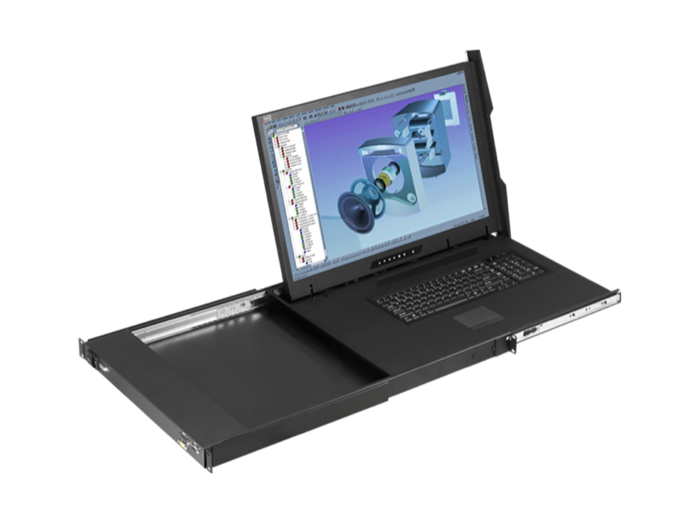 20Inch Rackmount LCD Monitor with Standard KVM Switch