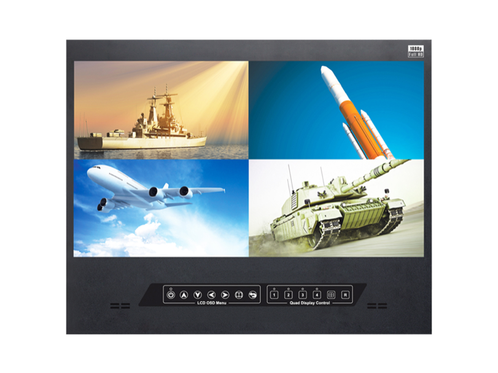 RP-F921QD - 9U 21Inch 1080P Rackmount LCD with Quad LED Display - HDMI ...