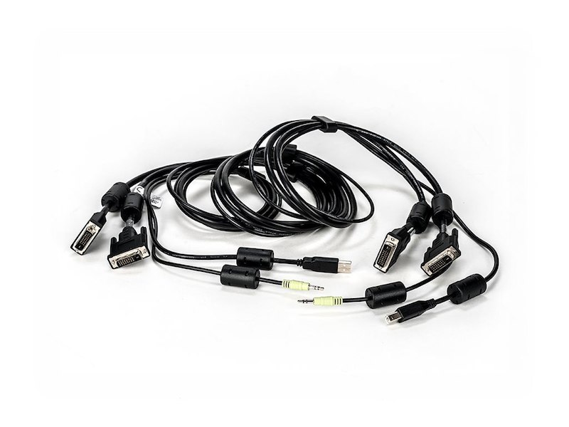 CBL0152 - Cybex KVM Cable - Dual Head DVI-D, USB, and AUDIO - 6ft