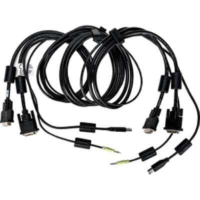 CBL0153 - Cybex KVM Cable - Dual Head DVI-D, USB, and AUDIO - 10ft