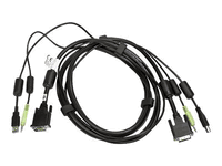 CBL0095 - Cybex USB DVI-I KVM Cable with Audio - 10ft