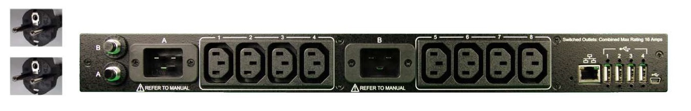 iBoot-PDU8A-2C20 - iBoot-PDU8-2C20 - Switched & Web Managed 100-240V ...