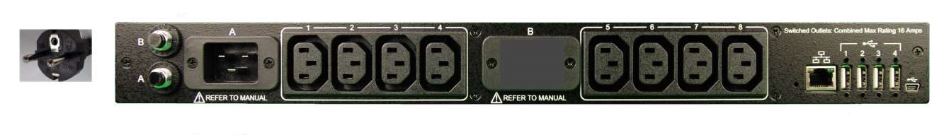 iBoot-PDU8A-C20 - iBoot-PDU8A-C20 - Switched & Web Managed 100-240V ...
