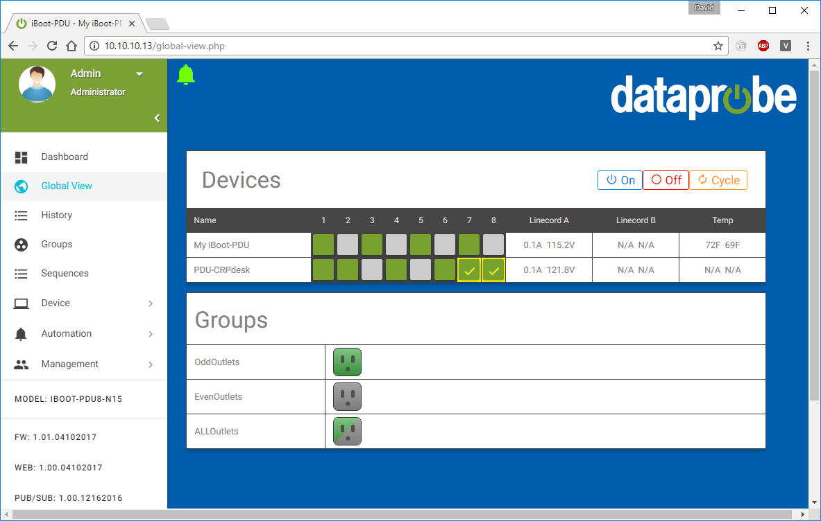 TEMPer2 - Dataprobe TEMPer2: Dual Temperature Probe for iBoot-PDU