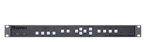 EXT-DVIK-MV-41 - 4x1 DVI KVM Multiview Switch