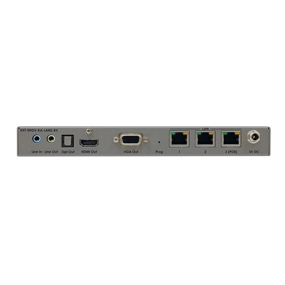 EXT-UHDV-KA-LANS-RX - 4K Ultra HD HDMI and VGA KVM over IP Extender ...