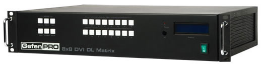 GEF-DVI-848DL-PB - Gefen 8x8 Dual Link DVI Matrix Switch