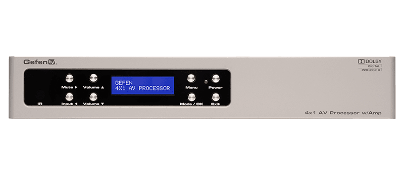 GTV-HT-AUDPROCN - Gefen 4:1 HDMI, 5.1-Channel Audio AV Processor with Amp