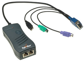 SLS200PS20-01 - Lantronix SecureLinx Spider 1 Port PS/2 & USB KVM Over ...