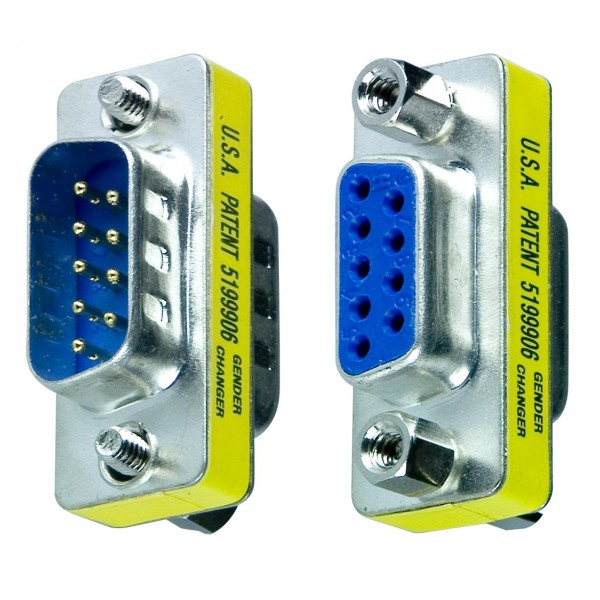 DB9-SL-MF-5 - DB9 Serial RS232 Port Saver, Male to Female (5 ea.)