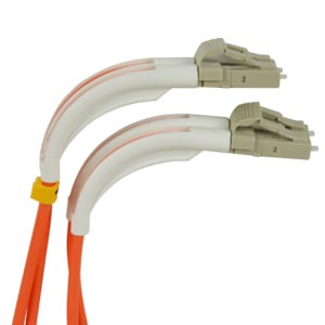 FIBER-RA-D-LCLC-62-1M - 1 m. Right Angle LC-LC 62.5-Micron Duplex ...