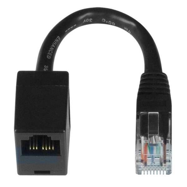 RJ45MF-RS232-CO - RJ45 RS232 Serial Crossover Adapter (6 in.)