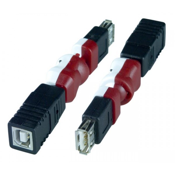 USBAF-USBBF-F - Flexible USB Type A Female to Type B Female Adapter