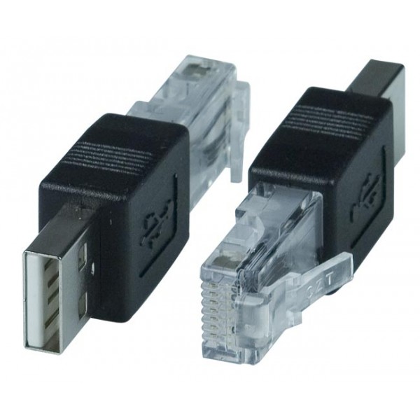 USBAM-RJ45M - USB Type A Male to RJ45 Male Adapter