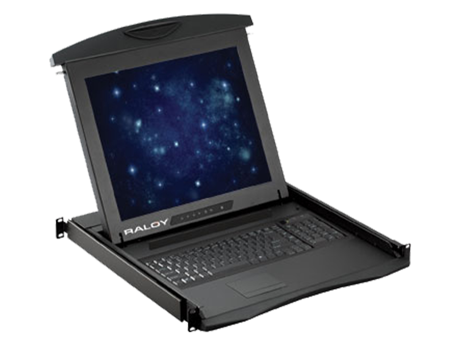 RWX119-DVIKVM112 - Raloy RWX119 1U 19Inch Widescreen Rack Console ...