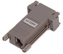 ASCSDB9M - Raritan RJ-45(F) TO DB9(M) Serial Adapter