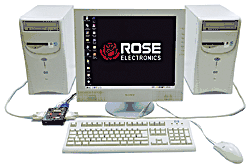 KVT-2PC - Rose Electronics Vista-Mini 2 Port KVM Switch PS/2 w/Audio