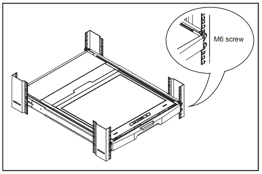 RP-120 - 1U 20Inch Rack LCD Drawer