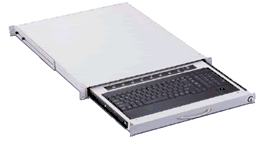 SK-801 - 1U Rack Mount Keyboard Drawer with integrated 8-port USB KVM ...