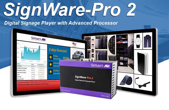 AP-SNWP2-16GS - SmartAVI SignWare-Pro 2 Player with 16GB Flash Memory, HDMI, USB 2.0, LAN