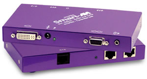 DVX-PROS - SmartAVI DVI-D / Sound and RS232 CAT6 STP Extender System