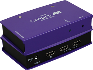 HDS2PS - SmartAVI HDMI 2-Port Splitter. Includes: [HDS2P and PS5VD1A]