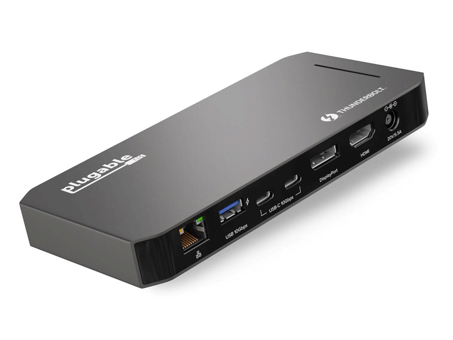 TBT3-UDC3 - Plugable TBT3 Dual Display Dock 96W PD