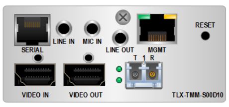 TLX-TMM-S00D10 - TLX video extender transmitter module; single display ...