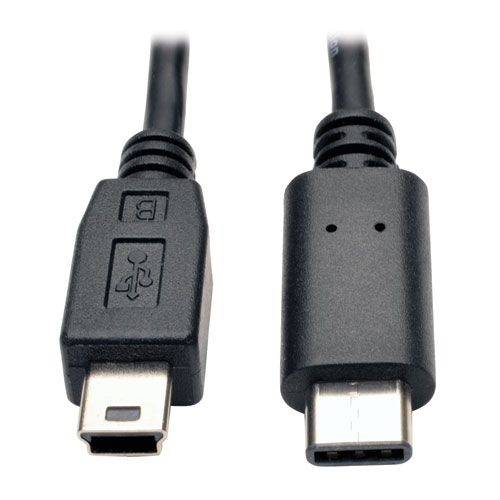 U040-006-MINI - USB 2.0 Hi-Speed Cable, USB 5-Pin Mini-B Male to USB ...