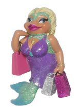 December Diamonds Bette shopping mermaid fish Purple green ornaments ...