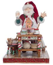 Katherine's Collection Santa Baking for Christmas Sesoned Greetings