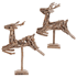 Raz Imports reindeer deer wooden on stand - Raz Imports Christmas ...